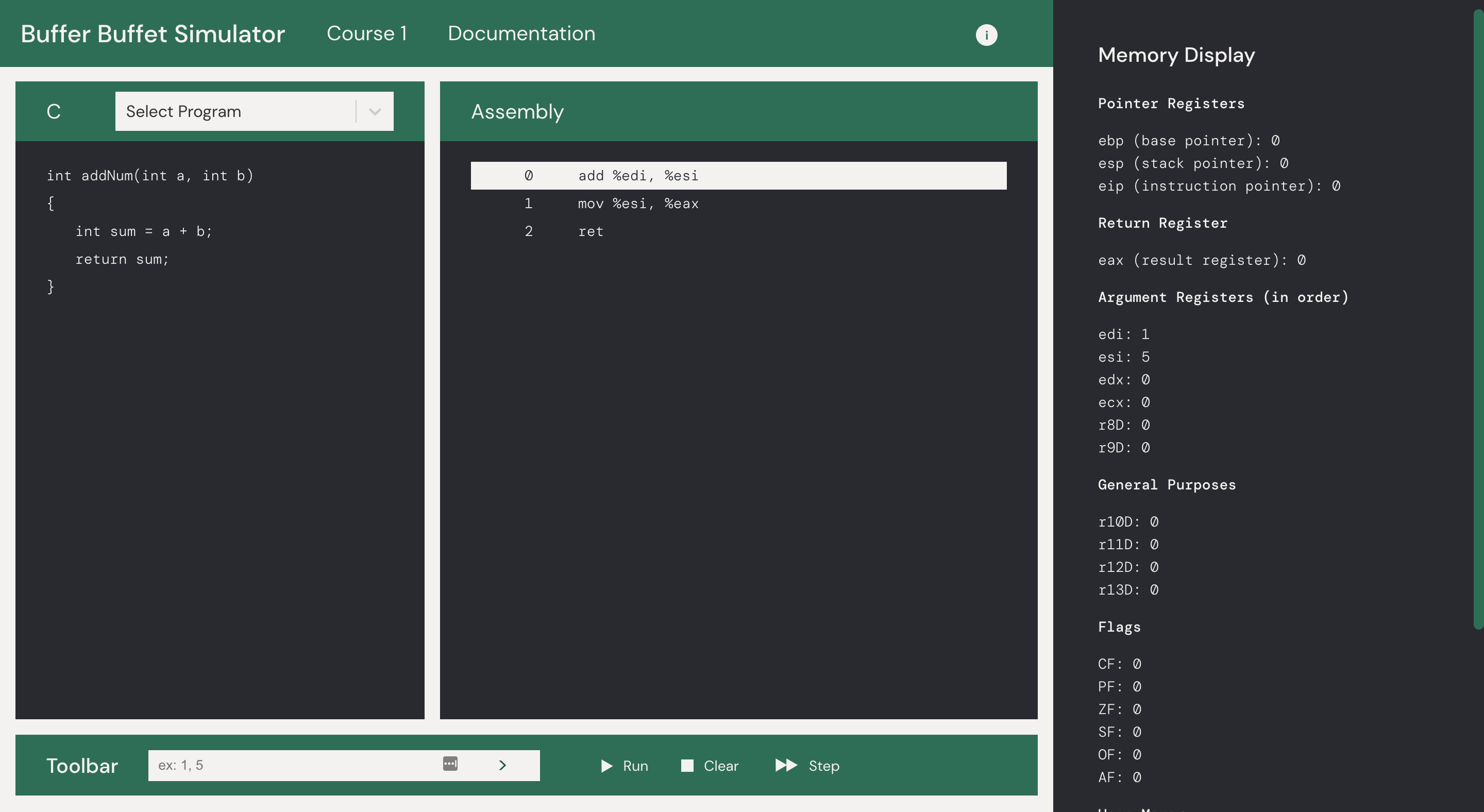 Buffer Buffet Simulator